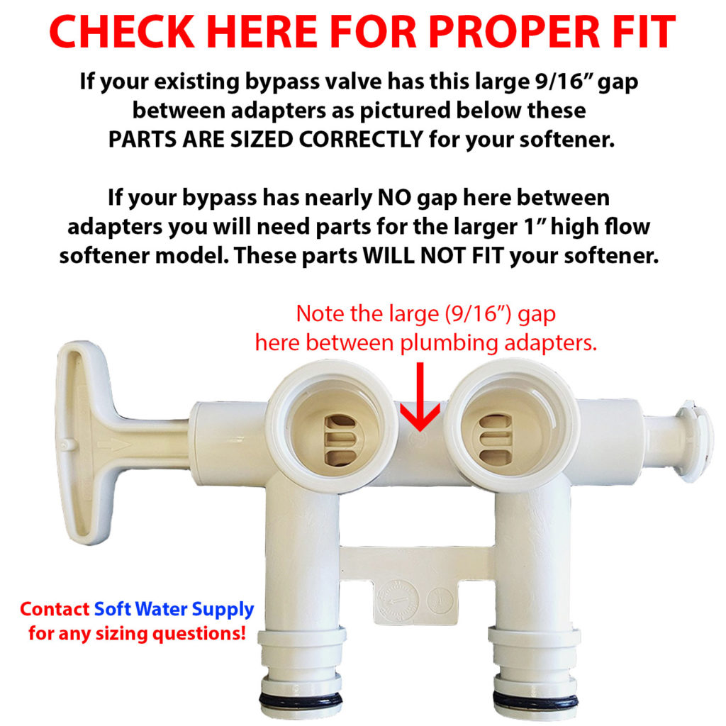 7280203 - Bypass Adapter Kit - Soft Water Supply