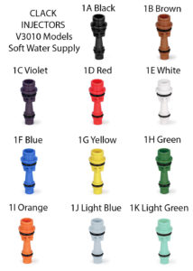 Clack WS1 Injector - V3010 - Soft Water Supply