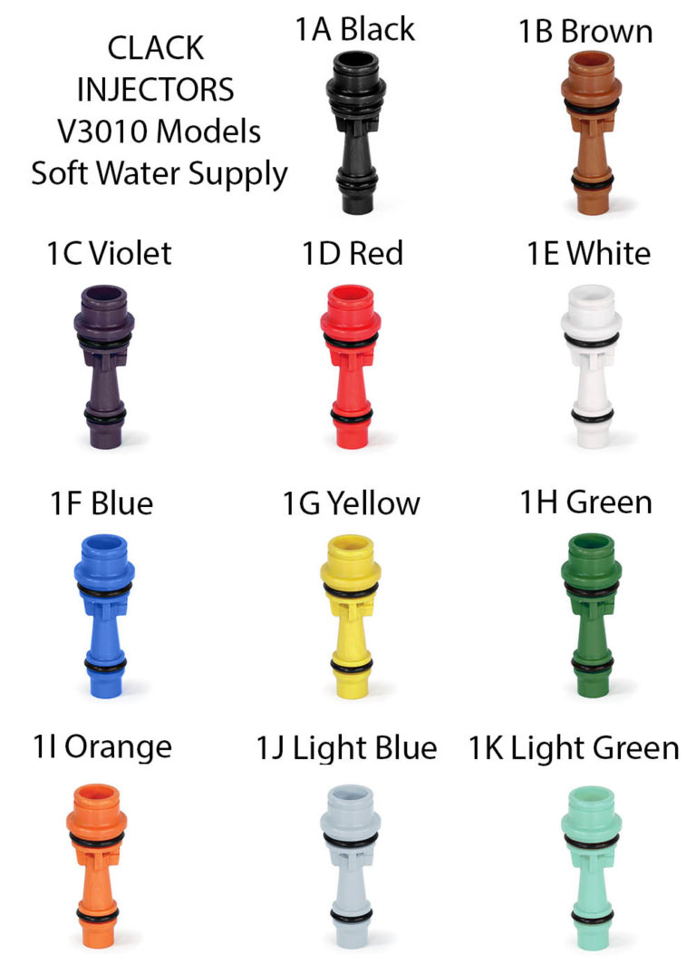 Clack WS1 Injector - V3010 - Soft Water Supply